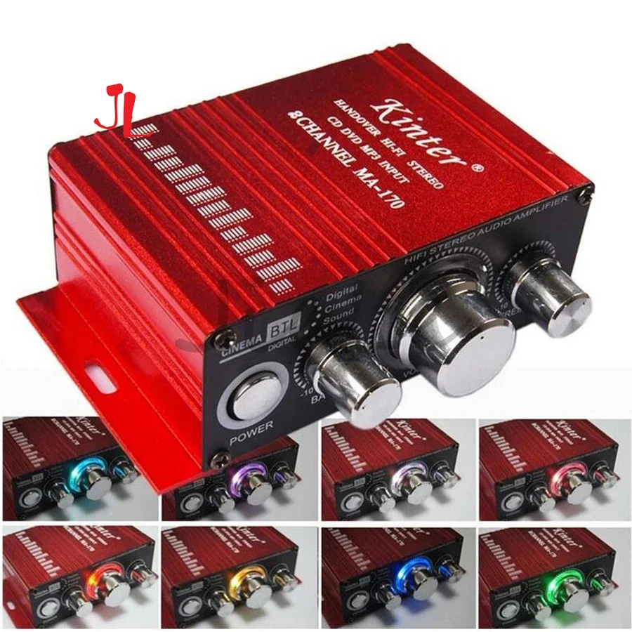 Hi-Fi Audio Stereo Amplifier, Arcade Game Audio Kit, 4 " Speaker for ...