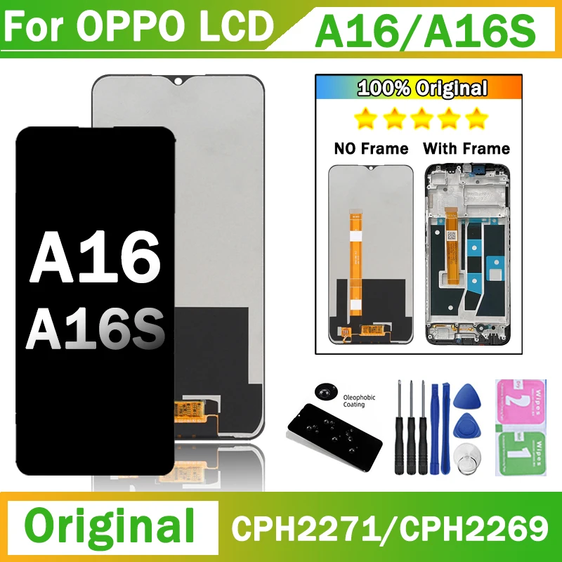 6-52-Original-For-Oppo-A16-LCD-CPH2269-Display-Touch-Screen-Digitizer ...