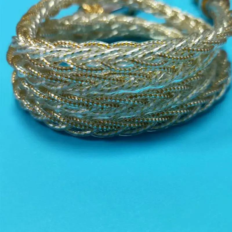 XINHS-HS002-8-Strand-Silver-Foil-Gold-Plated-Pure-Silver-22-K-Gold-Foil ...