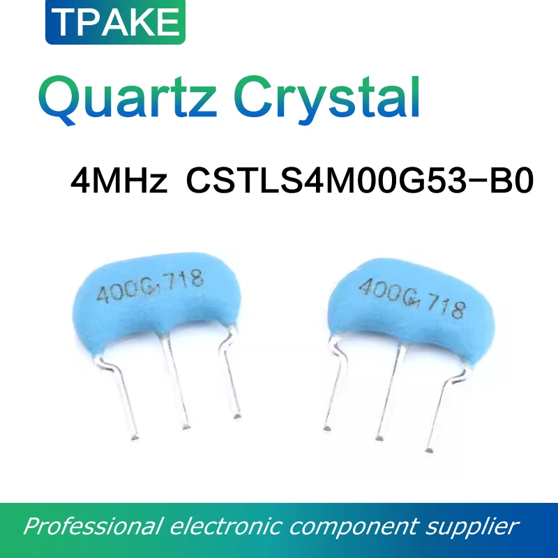 5PCS CSTLS4M00G53-B0 4MHz 4.000MHz Ceramic Resonator Quartz Crystals ...