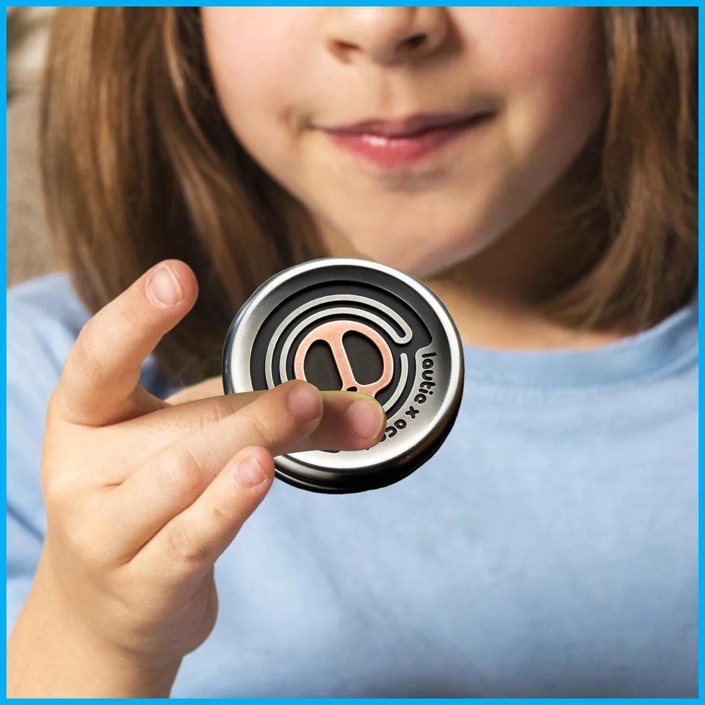 EDC-Magnetic-Push-Slider-Car-Keychain-Metal-Double-Push-Egg-Fidget ...