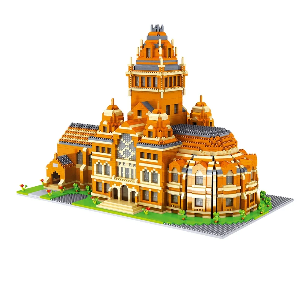 Toy-for-Children-Harvard-School-Model-DIY-Mini-Diamond-Blocks-Bricks ...