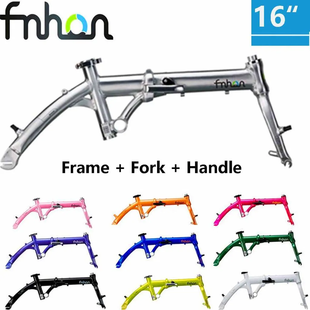 FNHON-412-Folding-Frame-Alloy-16-14-Inch-V-Brake-DIY-Folding-Bike-Frame ...