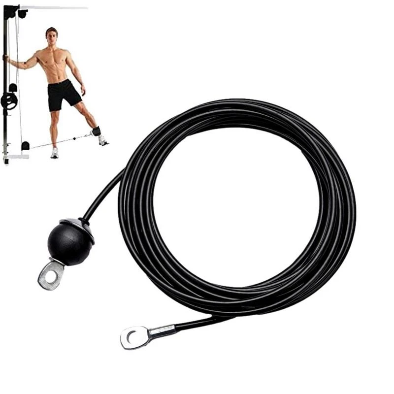 Home Gym Replacement Cables Gym Replacement Cable Fitness Pulley Steel ...