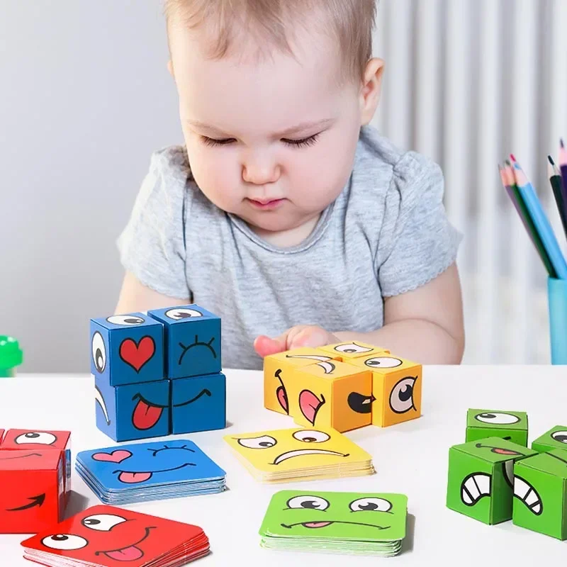 Face-Changing-Cube-Building-Blocks-Board-Game-Wood-Puzzle-Montessori ...