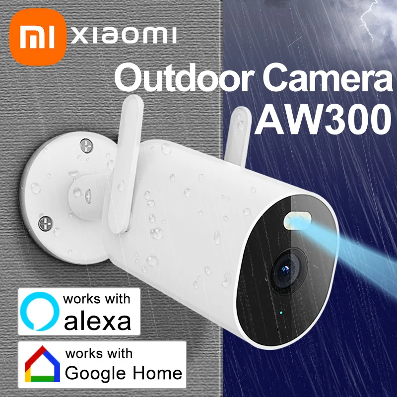 2023 Global Xiaomi Smart Outdoor Camera AW300 IP66 2K 256GB FullColor ...