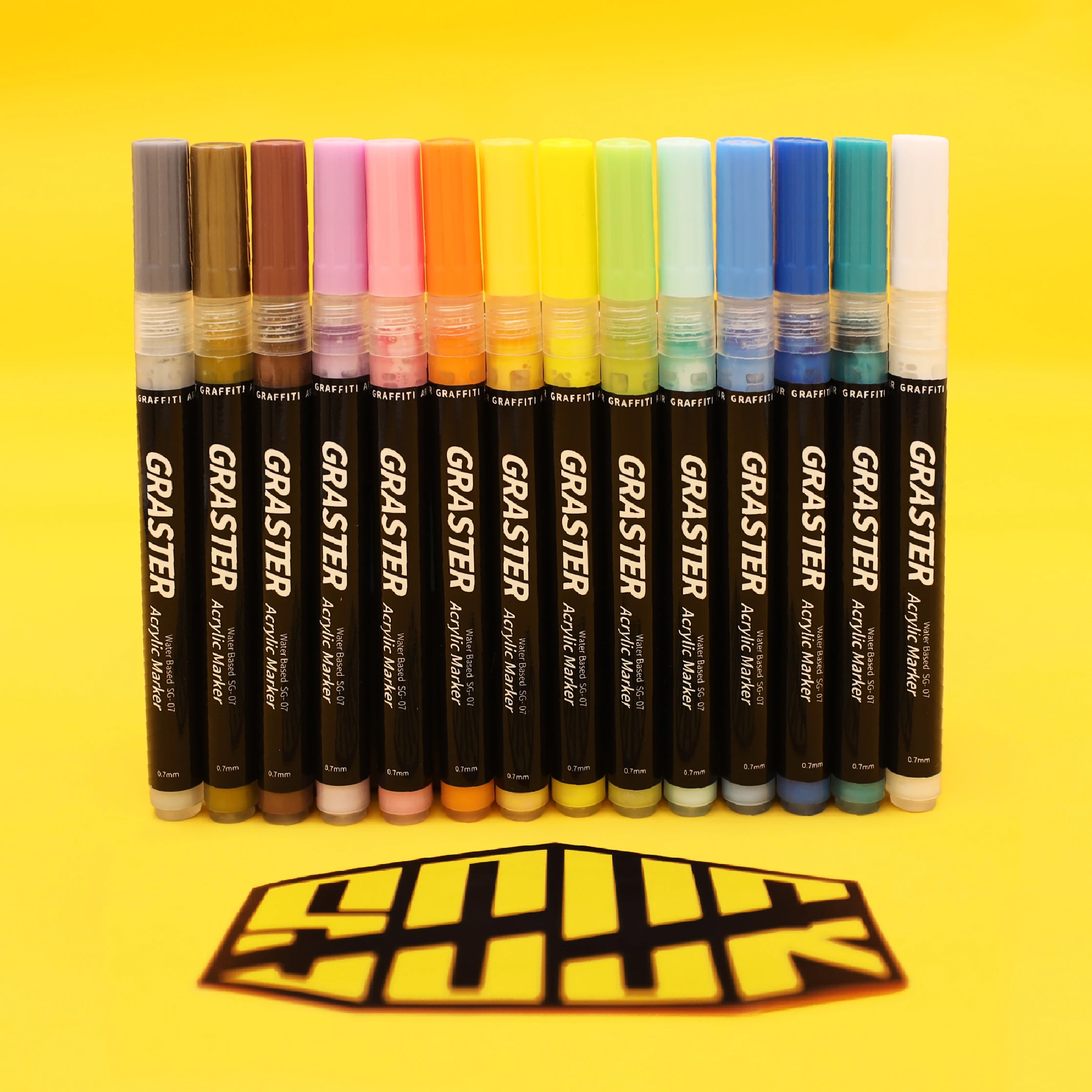 SOUR GRASTER Acrylic Marker Fine 0.7mm Suitable For illustration ...