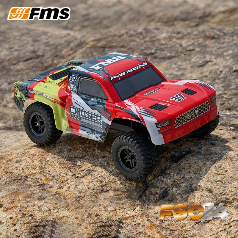 FMS New 1/24 FSC24 CHASER 4WD 2.4G Brushed RTR RC Electric High speed ...