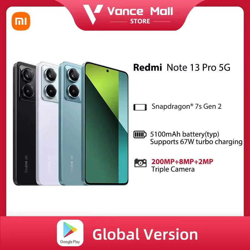 Global-version-Xiaomi-Redmi-Note-13-Pro-5G-Smartphones-NFC-Snapdragon ...