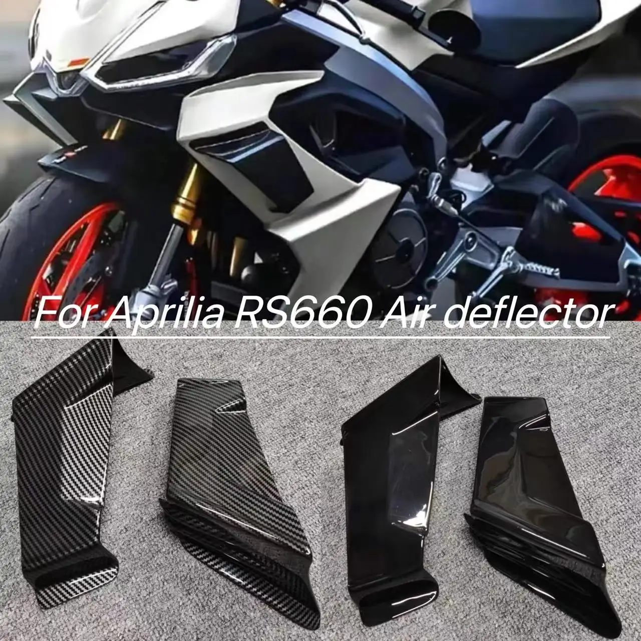 RS660-Front-Spoiler-Fxed-Wind-Winglets-Fit-For-Aprilia-Tuono-660-2021 ...