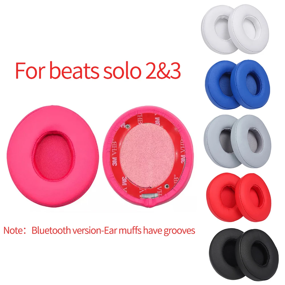 Replacement Ear pads Cushion For Beats Solo 2 3 Wireless/wired Earpads ...