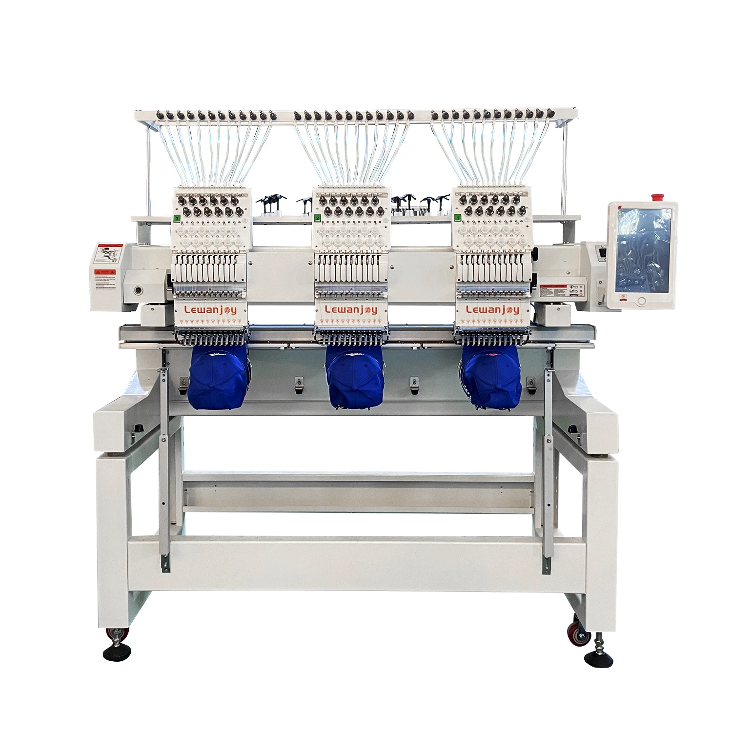 Most Popular Industrial Three-Head High-Speed Computerized Hat ...