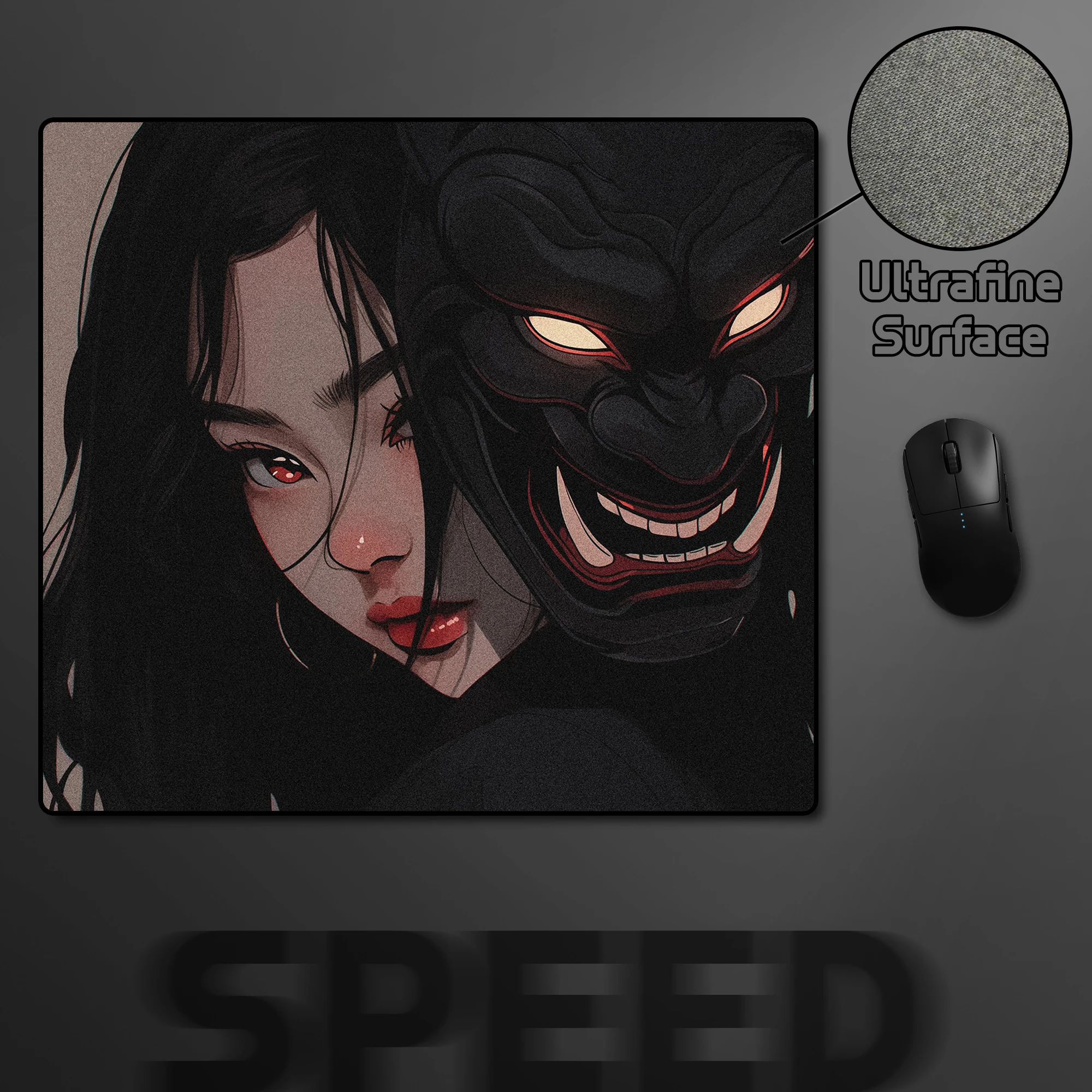 45x40CM-Ultrafine-Surface-Gaming-Mousepad-Mask-Girl-Speed-Mouse-Pad ...