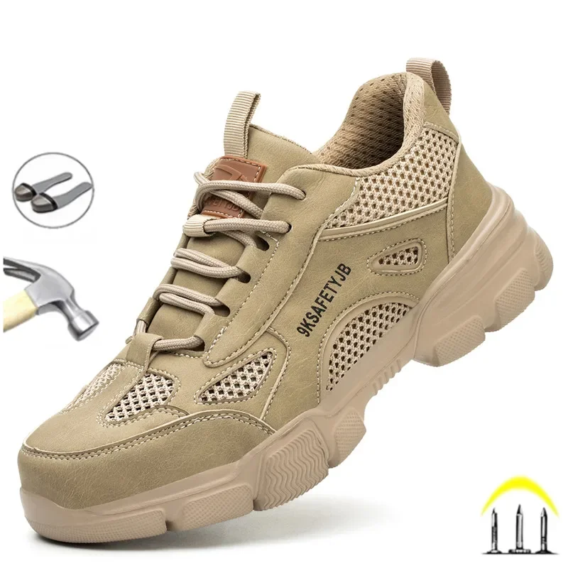 Summer-Labor-Protection-Safety-Wrok-Shoes-Anti-Smashing-Steel-Toe-Cap ...