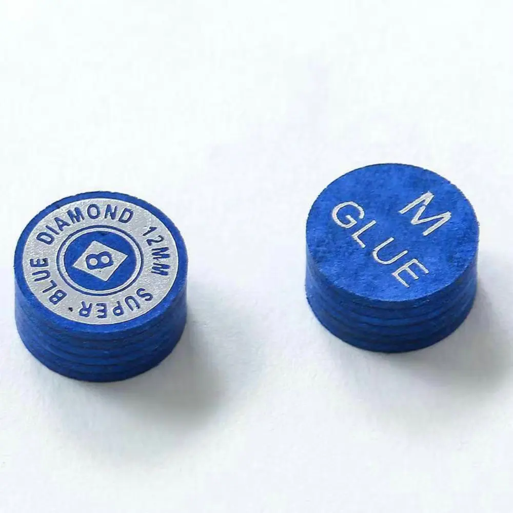 Blue Diamond Super Billiard Pool Cue Tip Size 12/14mm M Hardness ...