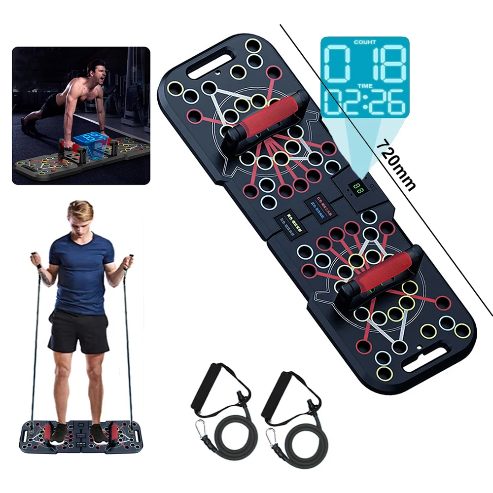 Electronic-Push-Up-Board-Chest-Muscle-Exercise-Training-Multifunctional ...