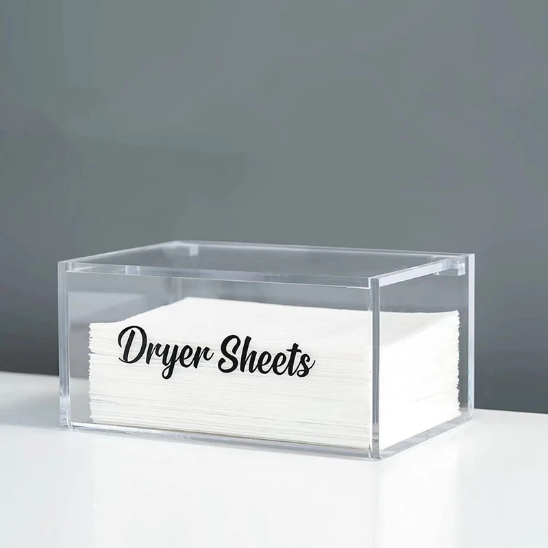 1-Piece-Acrylic-Transparent-Dry-Tissue-Box-Flip-Dispenser-Storage-Box ...