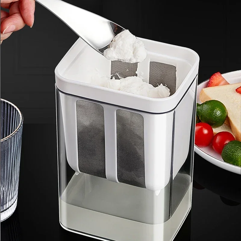 Yogurt-Strainer-Homemade-Whey-Separator-Reusable-Milk-Strainer-Quick ...