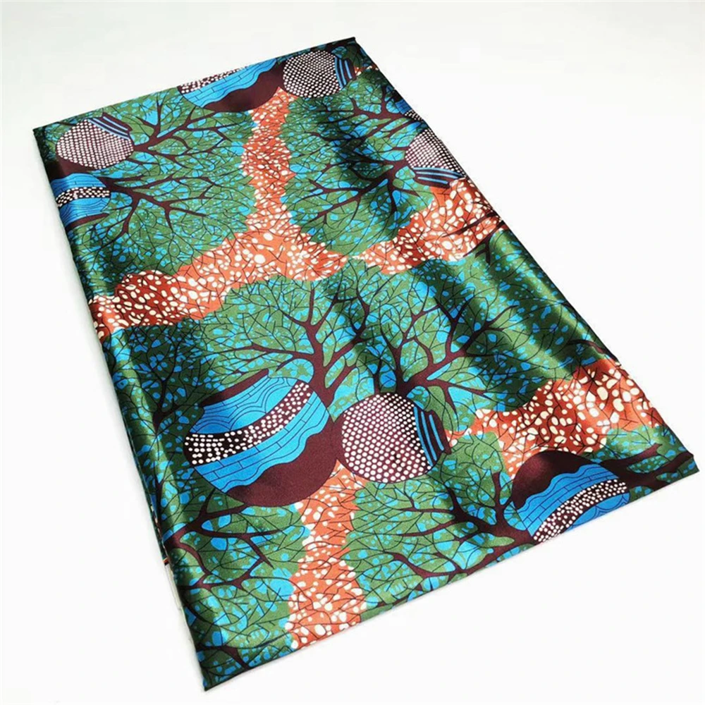 5-Yards-Satin-Cloth-African-Silk-Fabric-Prints-Ribbon-Silk-Fabrics ...