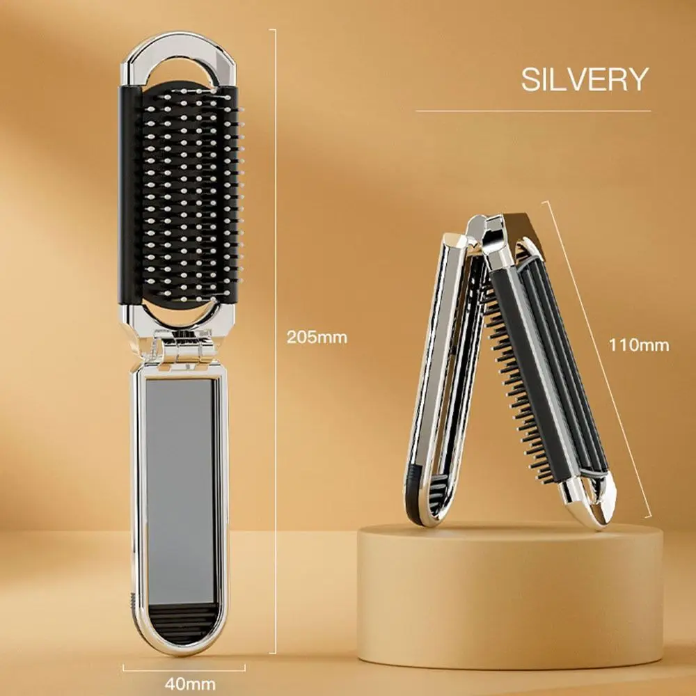 Mini-2-in-1-Comb-Mirror-Set-Gift-Cartoon-Bowknot-Scalp-Massage-Comb ...