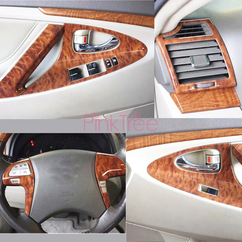 For-Toyoto-Camry-2006-2007-2008-2009-2010-2011-Interior-Wooden-Color ...