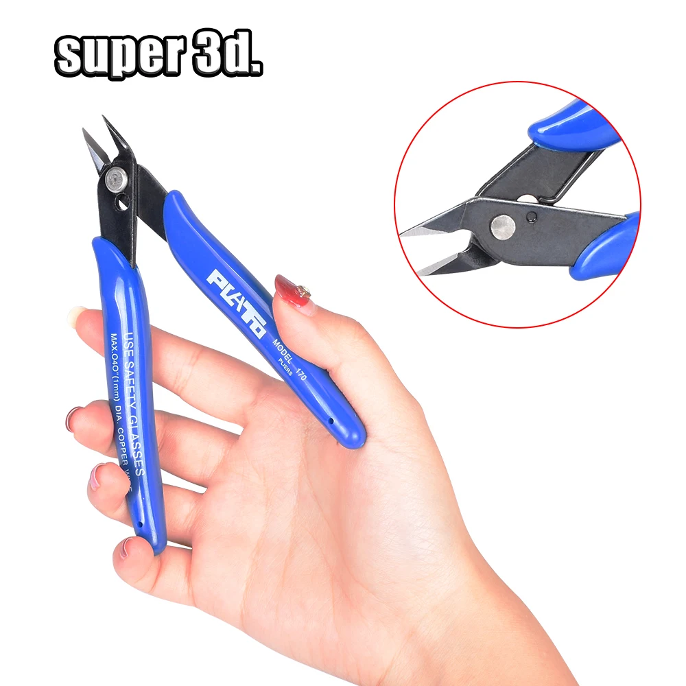 1pcs PLATO 170 Wishful Clamp DIY Electronic Diagonal Pliers Side ...