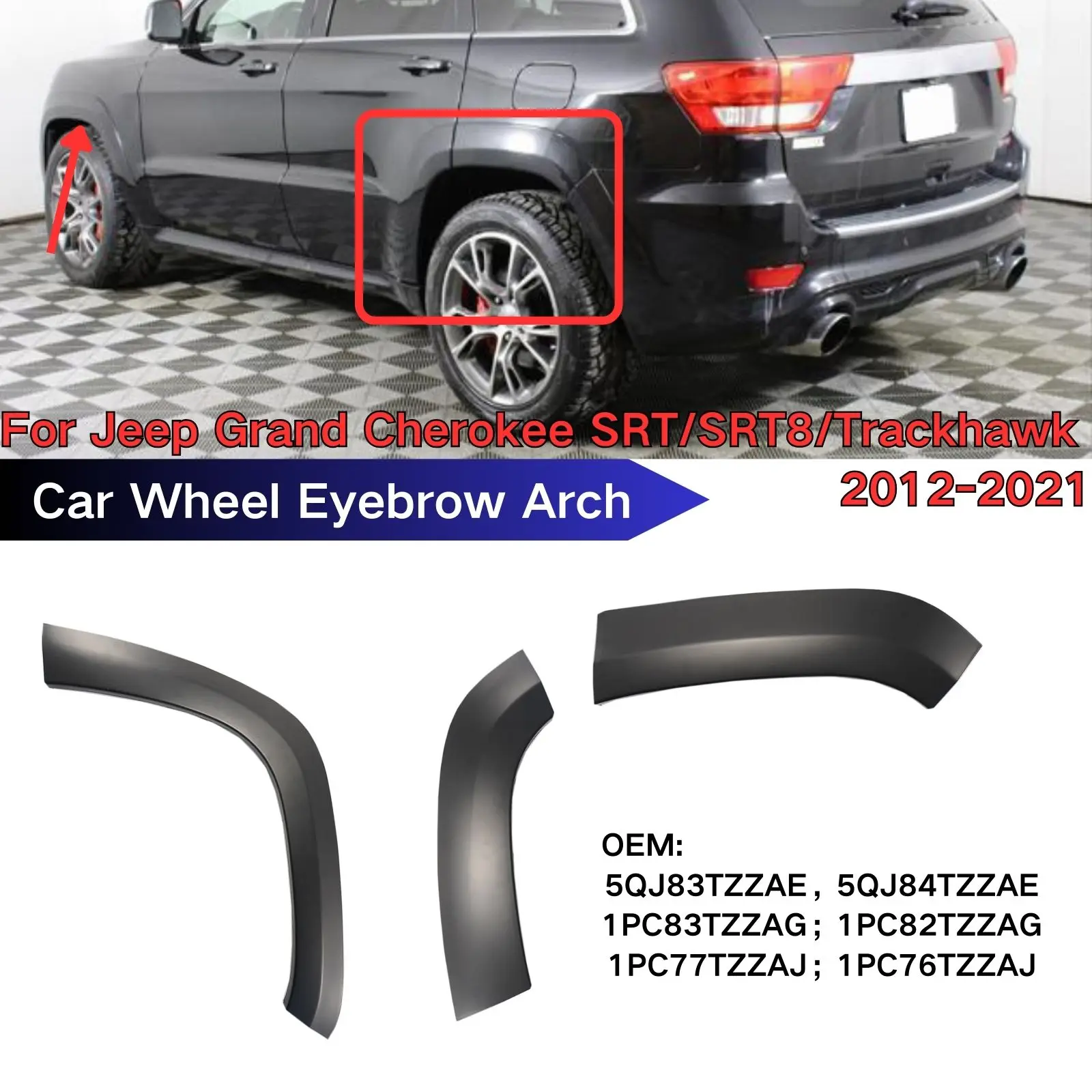 For Jeep Grand Cherokee SRT/SRT8/Trackhawk/High Altitude/Summit 2012 ...