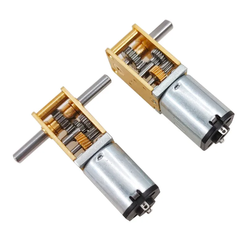 1218-N20-Self-Locking-Worm-Gear-Miniature-DC-Reduction-Gear-Motor-12V ...