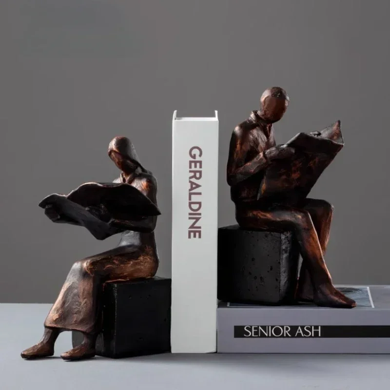 Abstract-Figure-Sculpture-Book-Stand-for-Men-and-Women-Creative ...