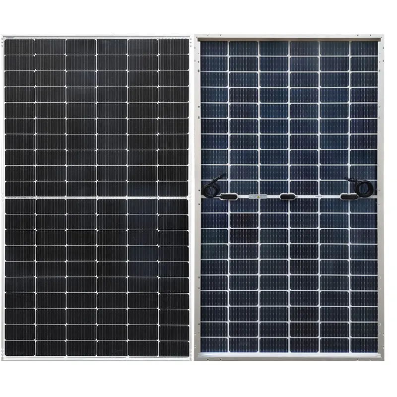 Bifacial-Monocrystalline-Tempered-Glass-Solar-Panel-450W-PV-Module ...