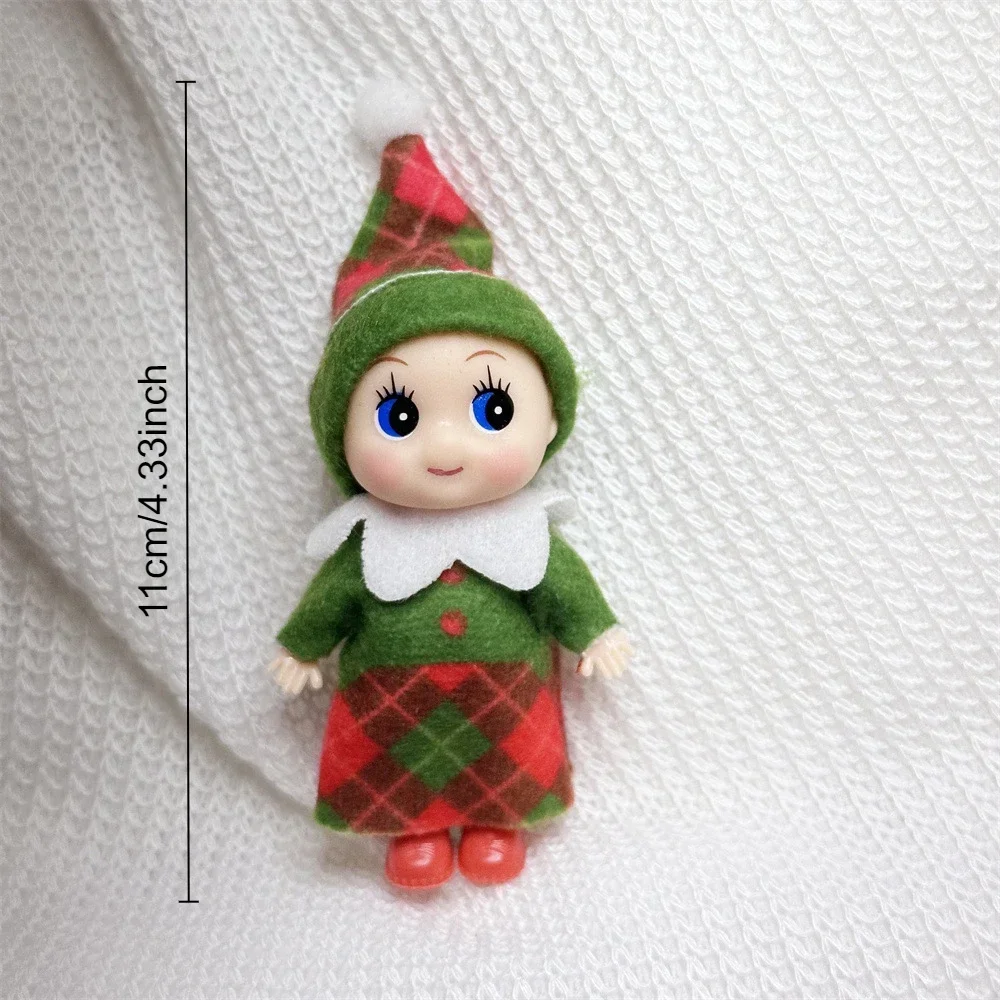 Muñeco elfo navideño de 42 cm para niños, minimuñecos elfos de juguete ...