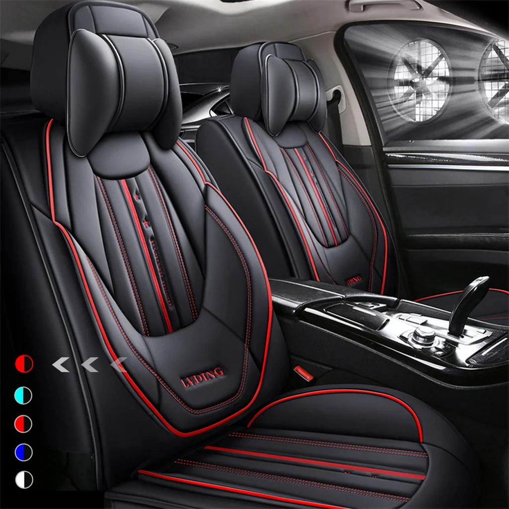 Capa-de-assento-do-carro-couro-do-plut-nio-emendado-elegante-almofada ...