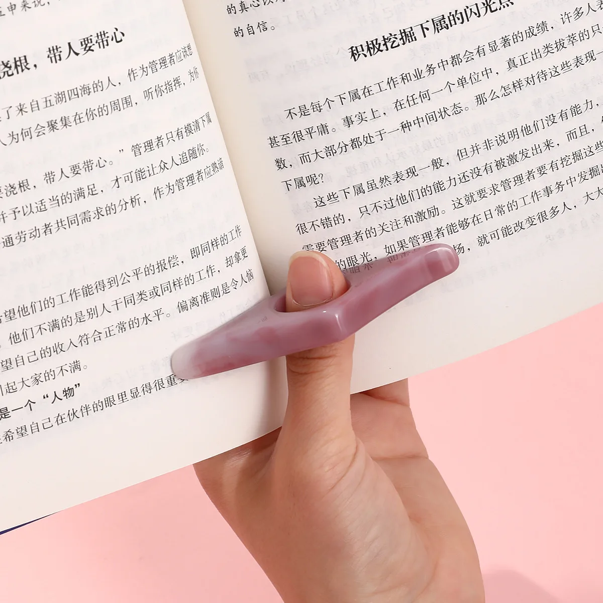 Thumb-Book-Support-Book-Page-Holder-Convenient-Bookmark-School-Office ...