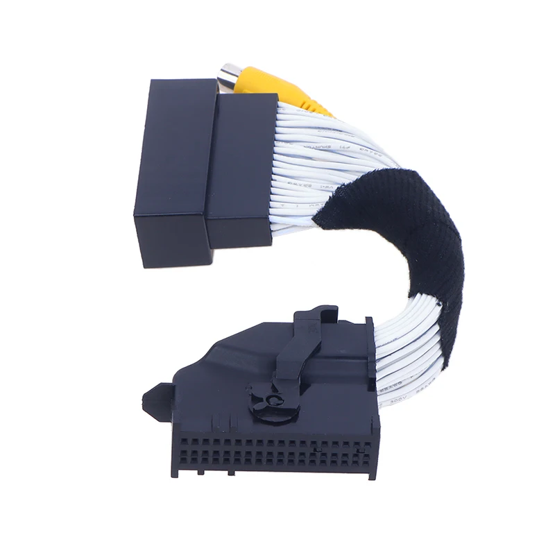 Car-Navigation-System-Reversing-Rear-View-Camera-Adapter-Cables-Harness ...