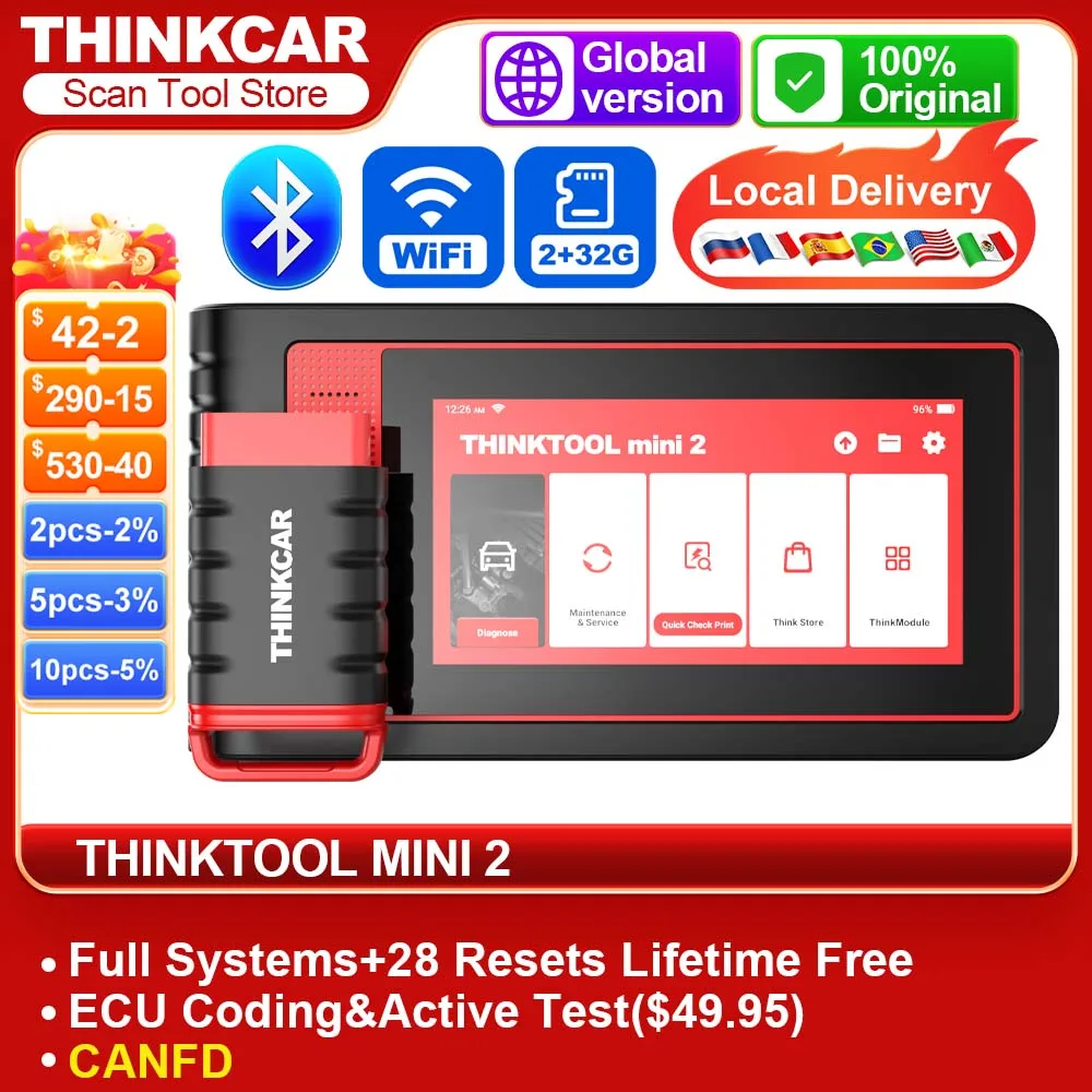 THINKTOOL-MINI-2-Auto-OBD2-Scanner-Car-Diagnostic-Tool-Full-System-Scan ...