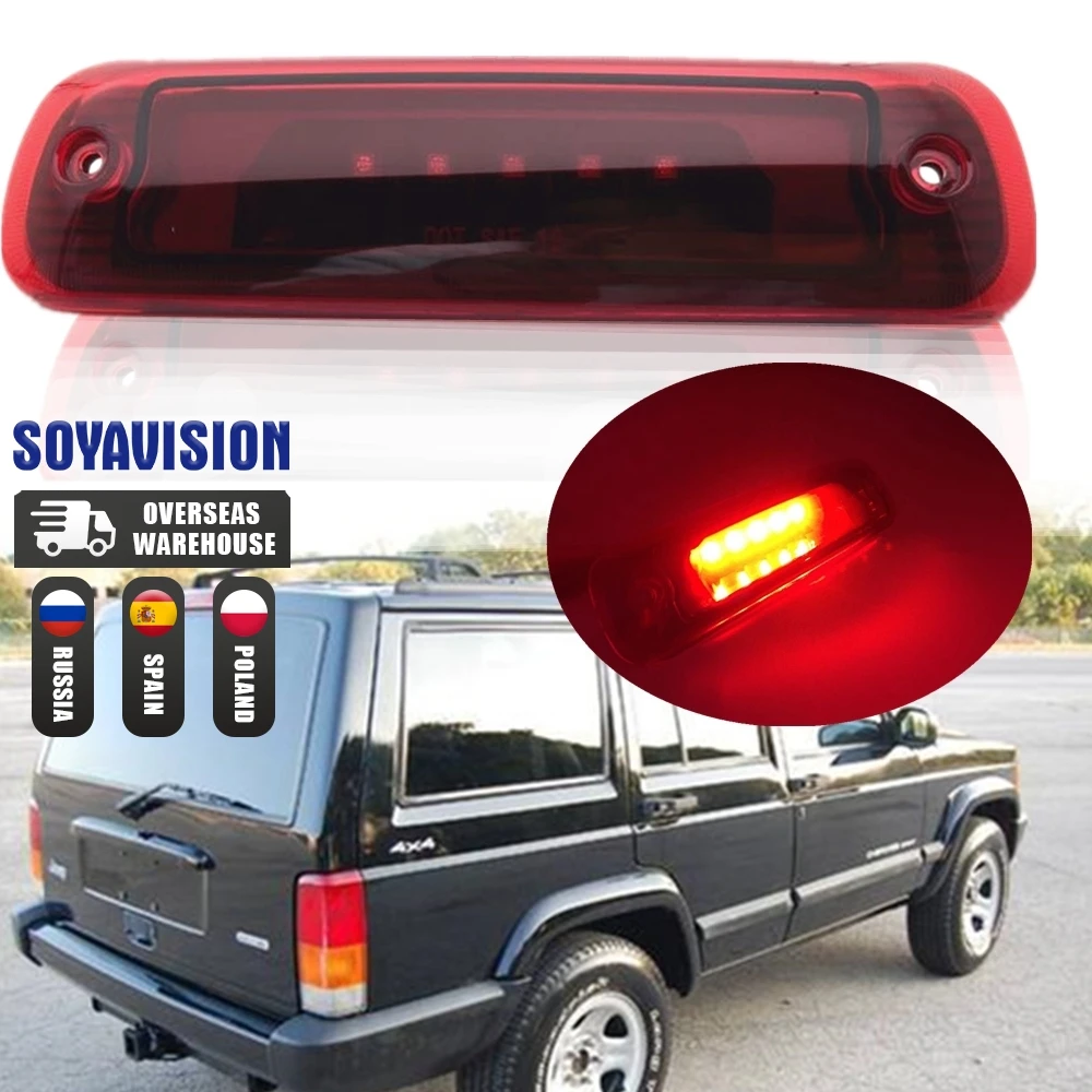 Car-Led-Third-Brake-light-Assembly-For-Jeep-Cherokee-XJ-Red-Rear-Brake ...