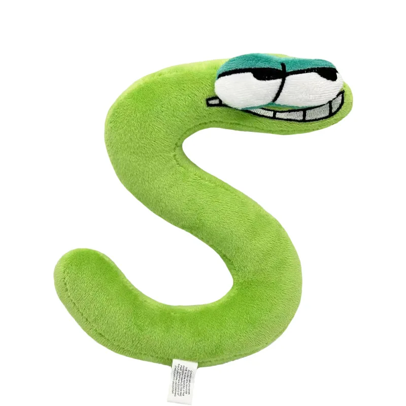 Alphabet Lore Plush Toys A-Z English Letter Stuffed Animal Plushie Doll ...