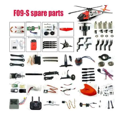 YUXIANG F09-S RC Helicopter GPS All spare parts Shell Battery Remote ...