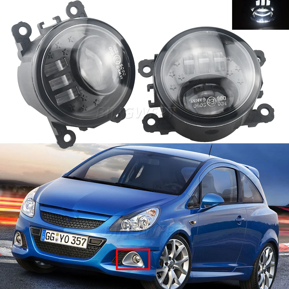2X High Quality Fog Light For Opel Astra G/H Vectra Movano Meriva ...