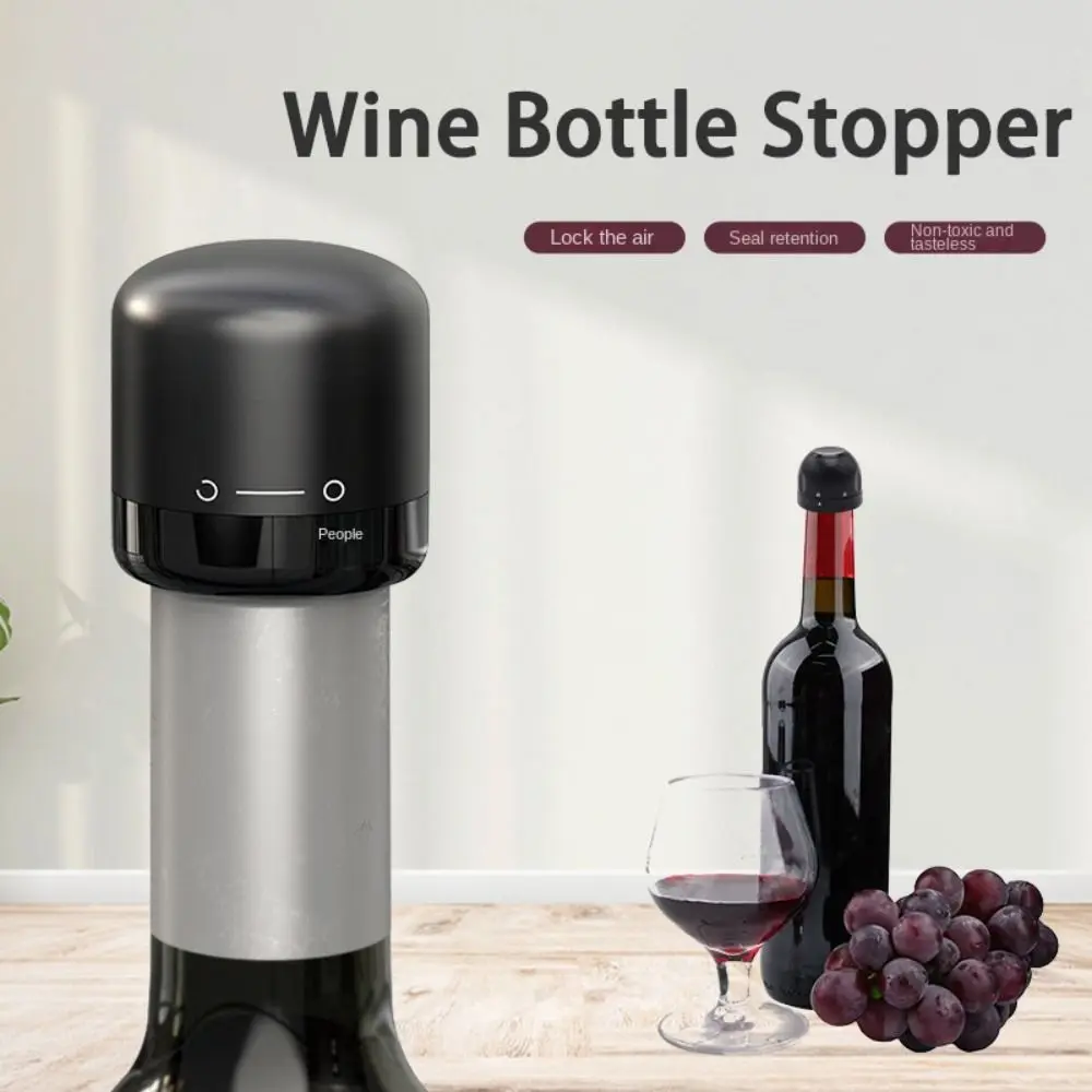 Reusable-Wine-Bottle-Stopper-Rotating-Locking-Style-Wine-Savers-Vacuum ...
