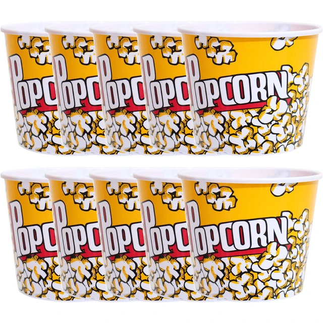 Plastic Popcorn Tub