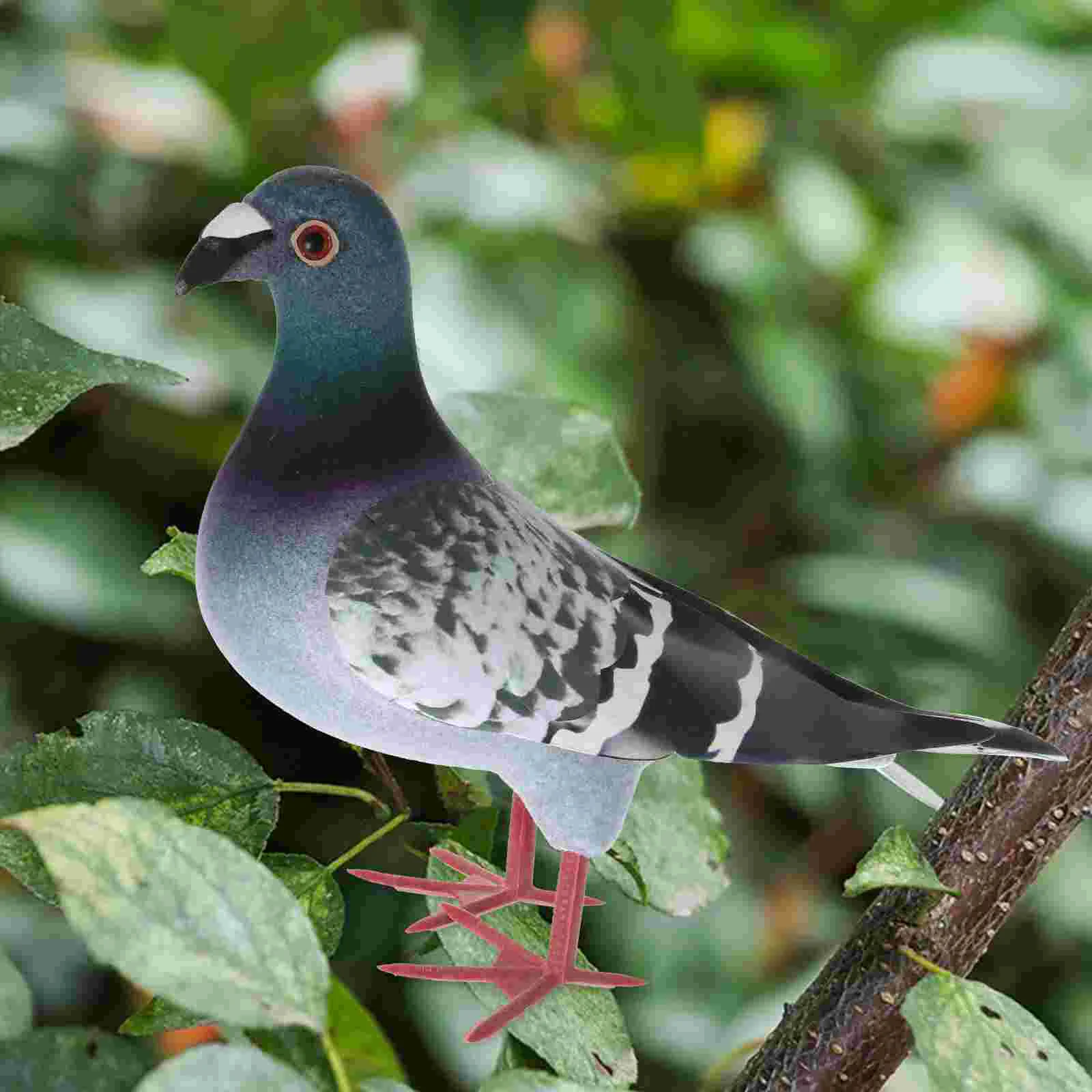Realistic-Pigeon-Decoration-Stuffed-Animal-Bird-Toys-Fake-Dove-Garden ...