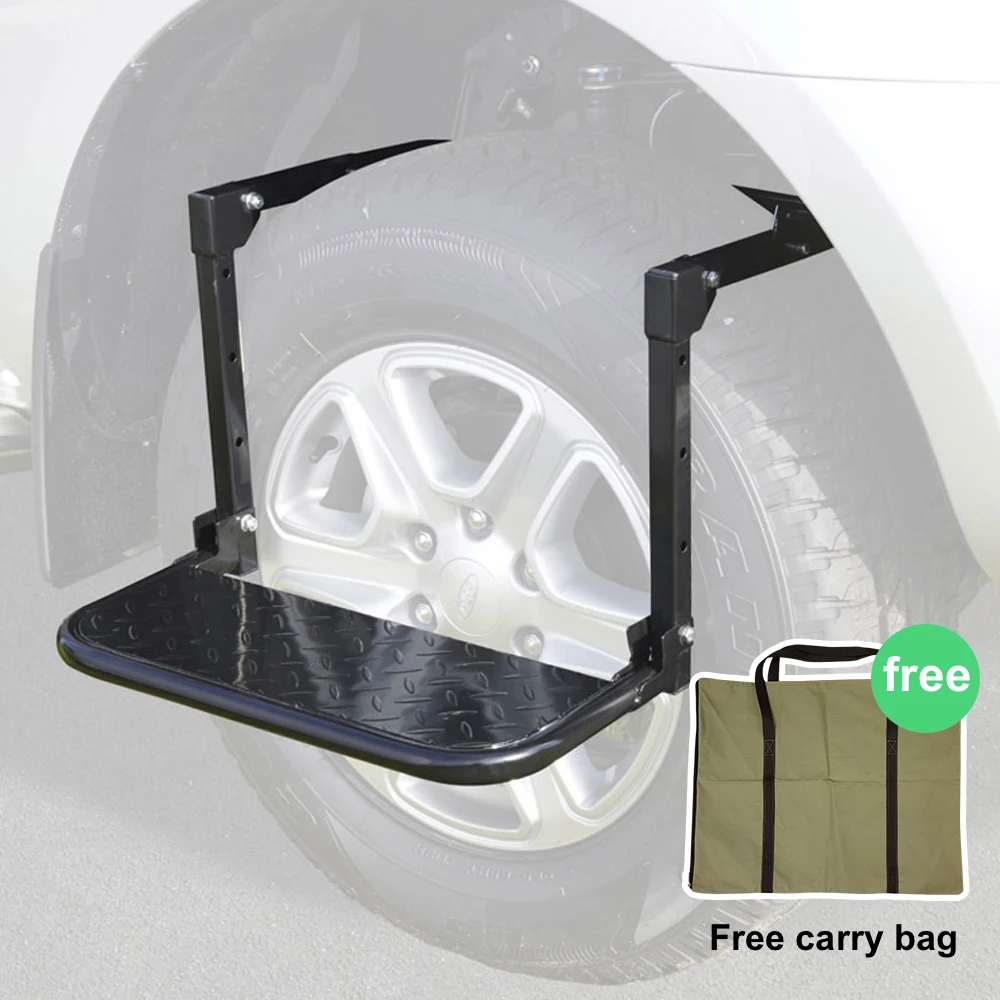 Tyre-Wheel-Step-Tire-Tread-Steps-Foot-Climbing-Ladder-Car-Tire ...