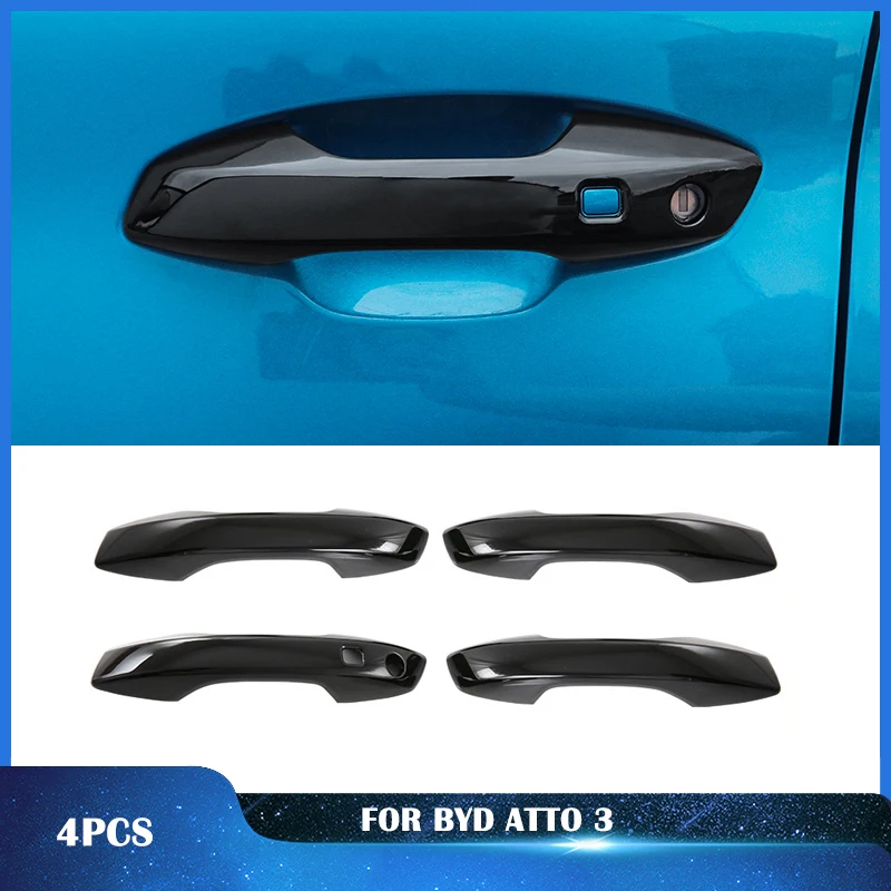 For-BYD-ATTO-3-Yuan-Plus-2022-2023-Car-Accessories-ABS-Chrome-Door ...