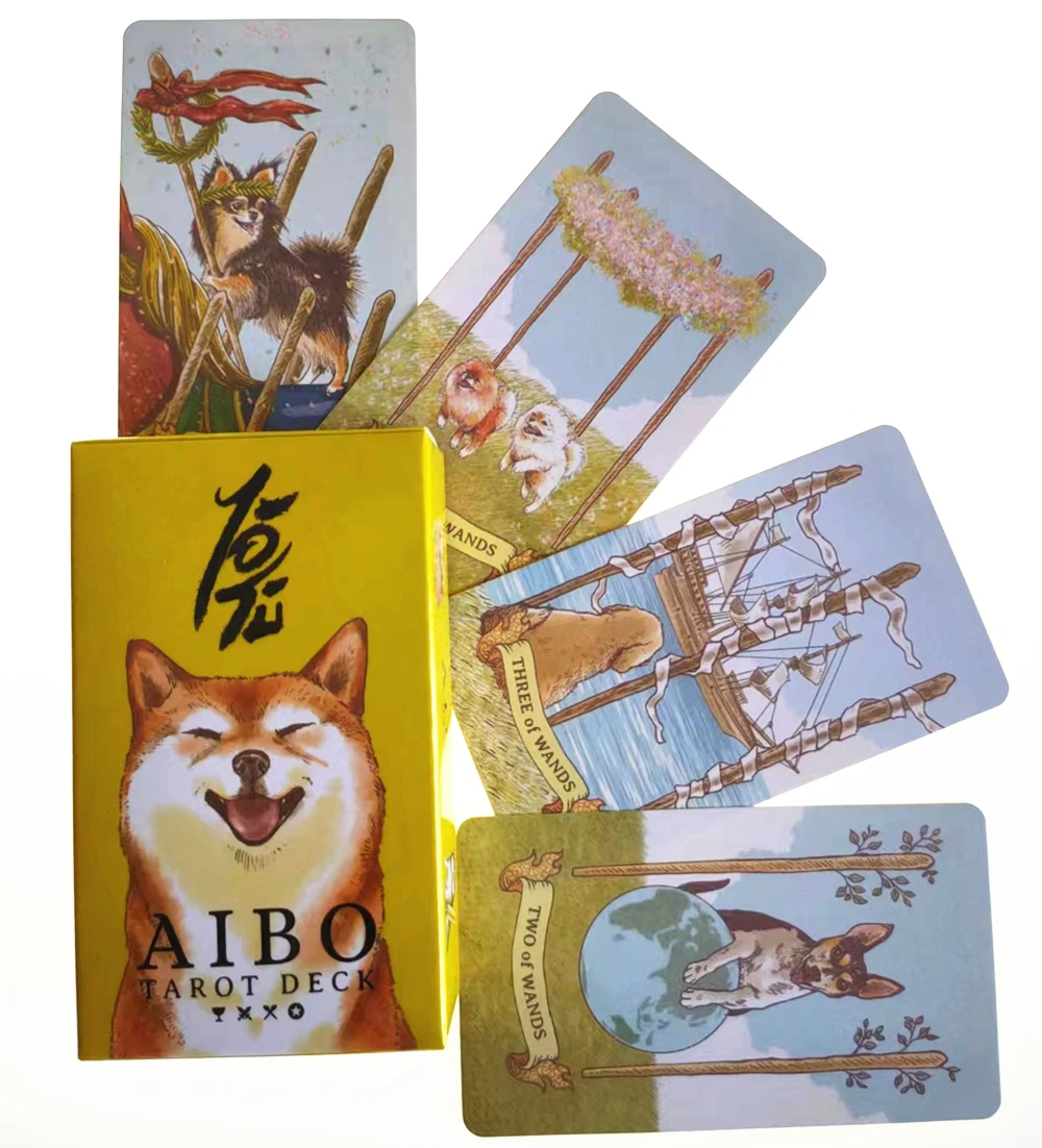 cute dog Aibo Tarot cards Guidebook Card Game Tarot Deck with PDF New ...