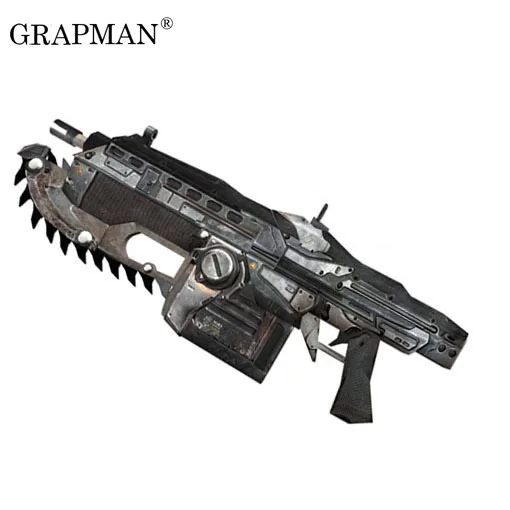 War-Machine-Cavalry-Chain-Saw-Gun-Paper-Model-Weapon-Arms-3D-Three ...
