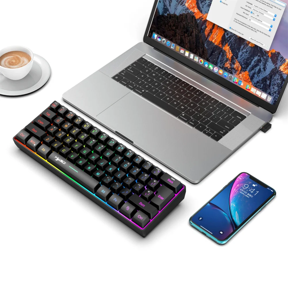 L500-Wired-Wireless-Connection-Gaming-Keyboard-61-Keys-Compact-Computer ...