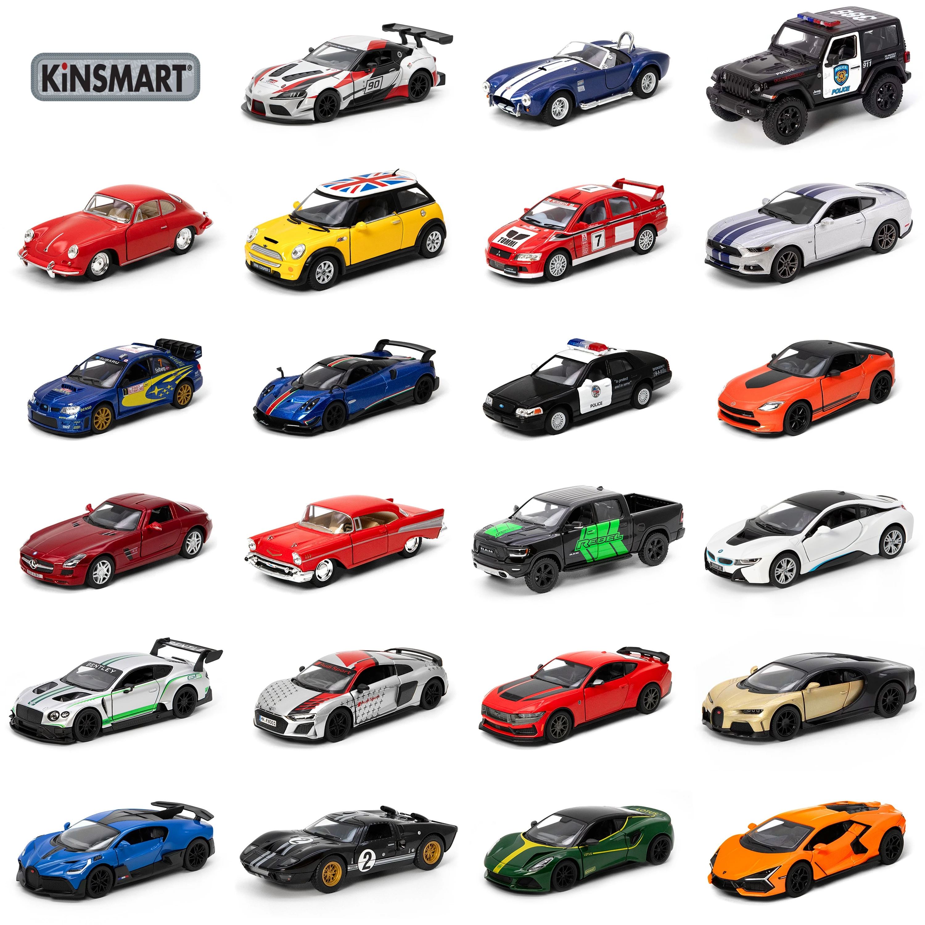 KiNSMART-5-Toy-Car-Model-For-Children-Boys-1-36-1-32-Diecast-Alloy ...