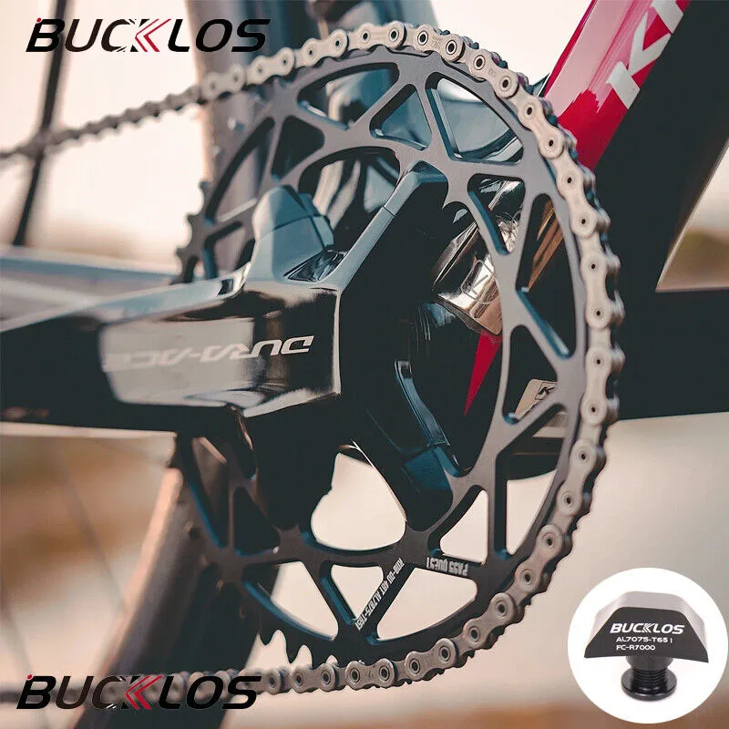 BUCKLOS-4pcs-Chainring-Bolts-Aluminum-Chain-Wheel-Covers-Single-Speed-Chain-Ring-Screws-for ...