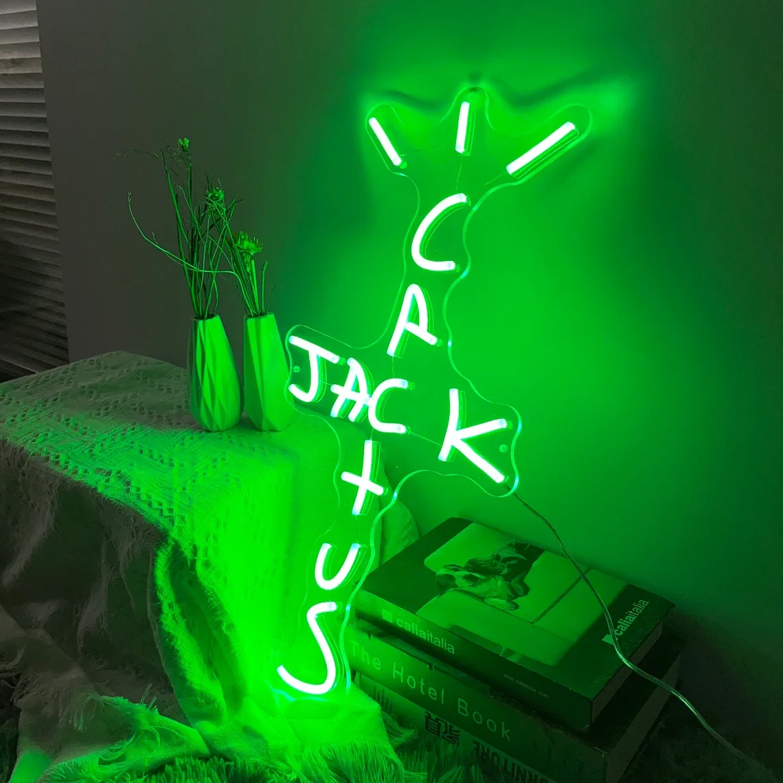 Neon Sign Wall Decor Cactus Jack Neon Sign Neon Sign Light Neon Wall ...